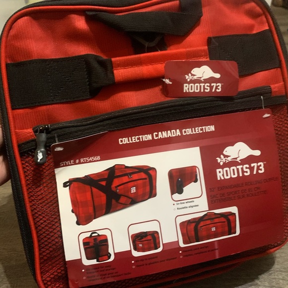 Roots | Bags | Nwt Roots 73 Expandable Rolling Duffle | Poshmark